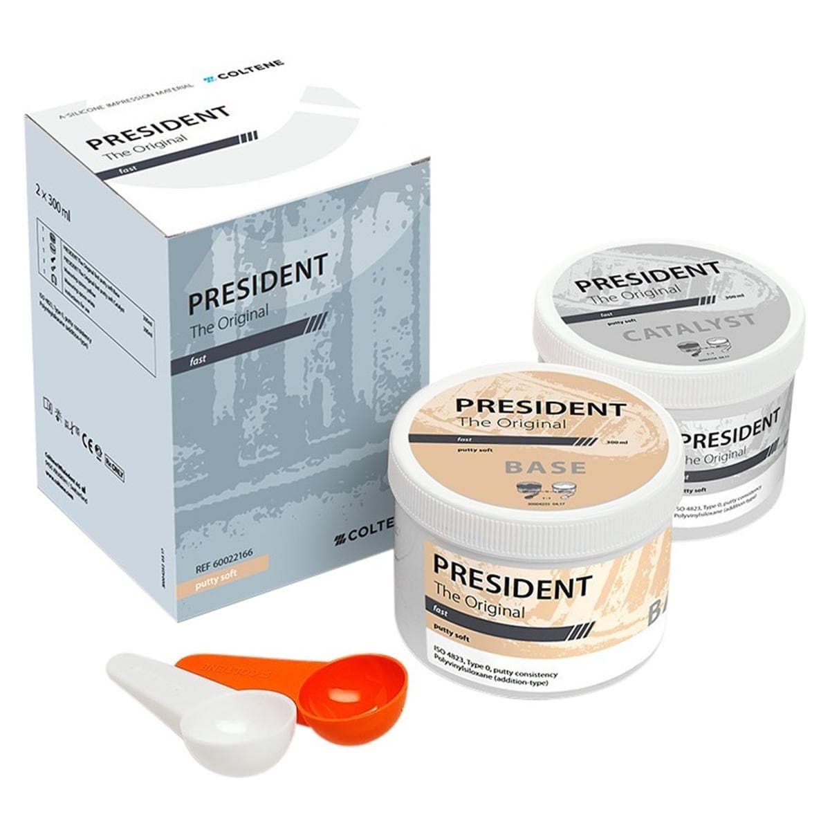Coltene President Fast Putty Soft - Snel A-Silicone Afdrukmateriaal – Sordent