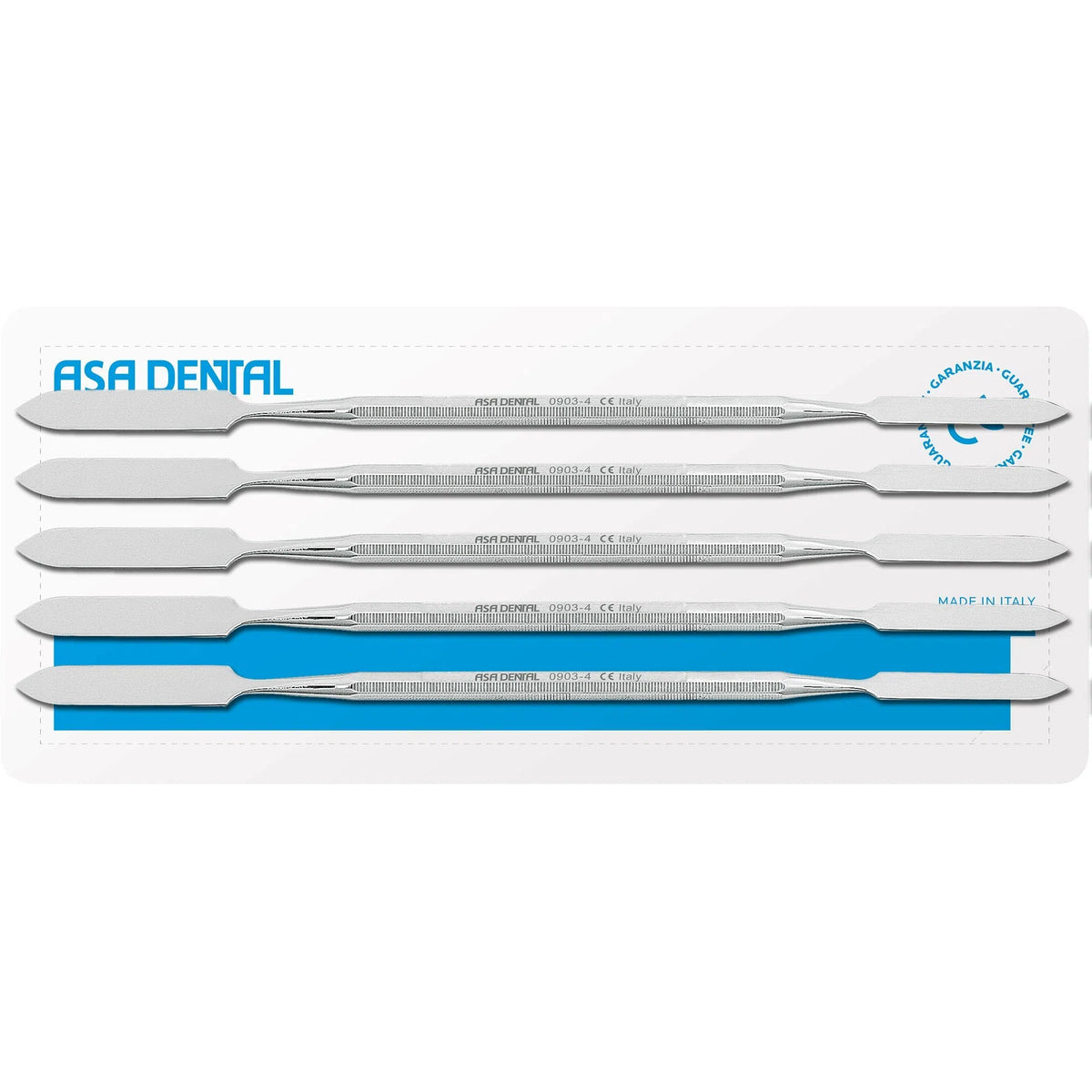 Asa Dental Set Cementspatels (5 st.) #4 (9,7 mm - 6 mm - 20 cm) – Sordent