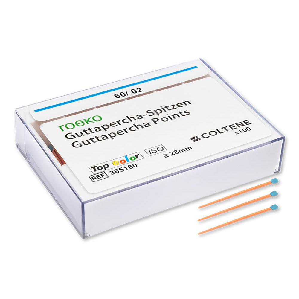 ROEKO Guttapercha Points Top Color - ISO 60 (100 st.) – Sordent