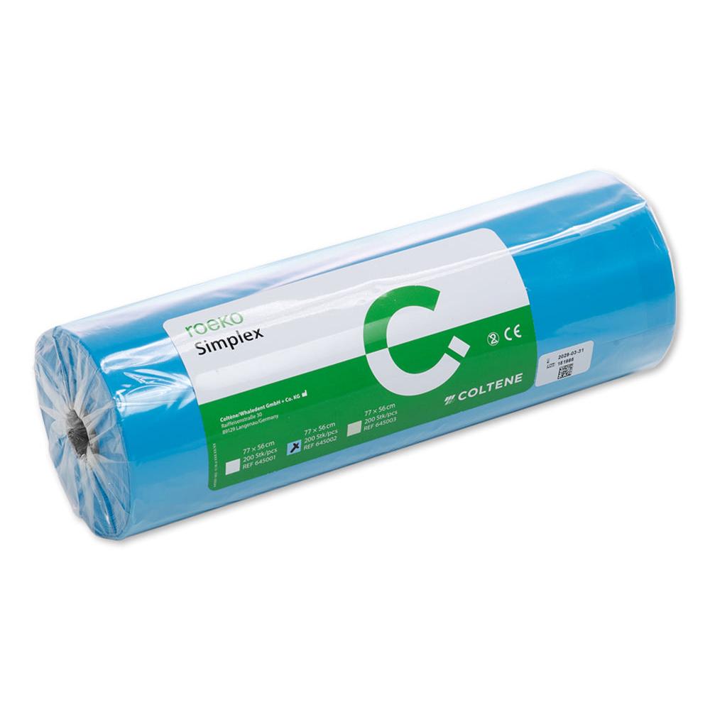 ROEKO Simplex Patientenschort Blauw (200 st.) – Sordent