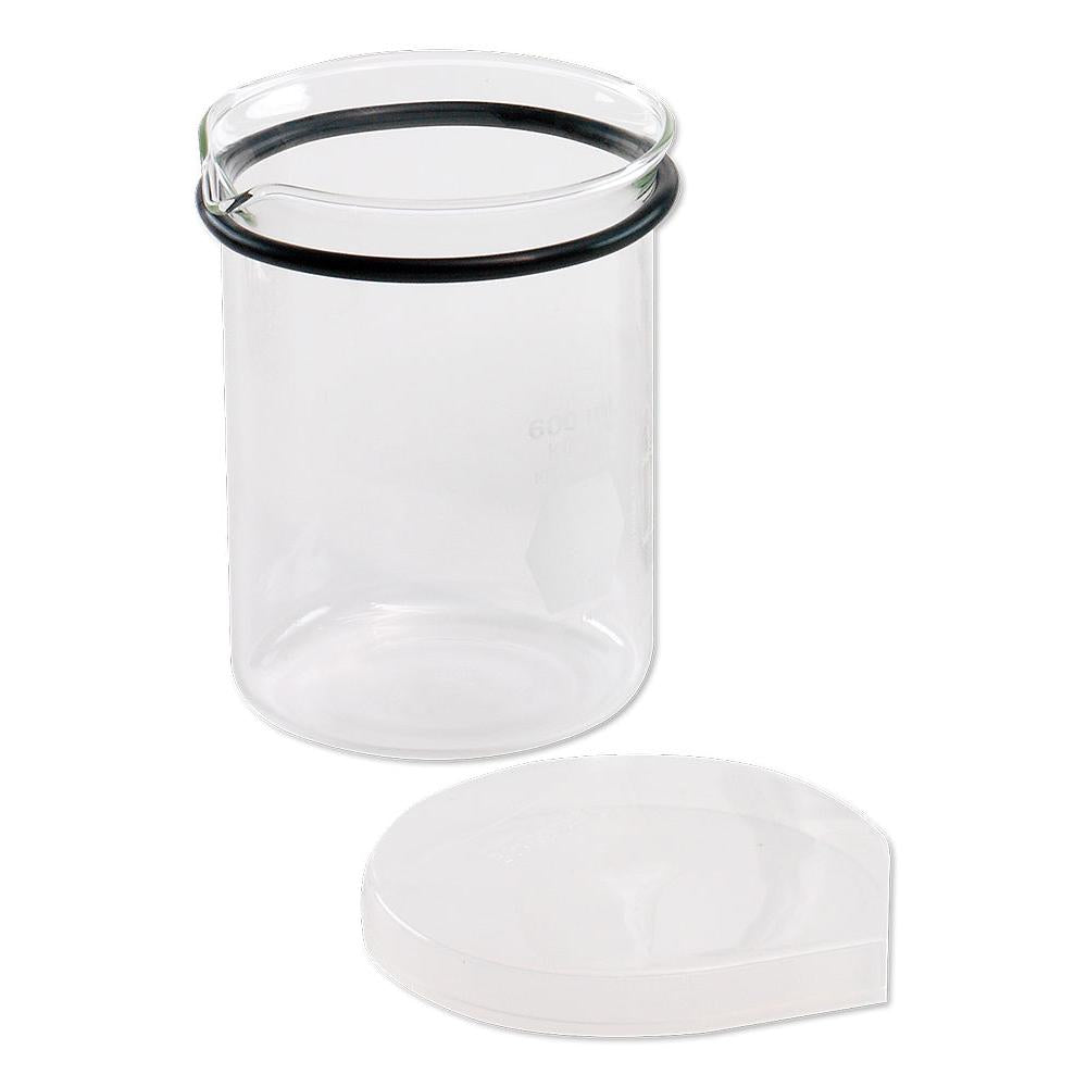 Coltène Borosilcate Beaker / Beker (600 mL) + Cover + Positioning Ring ...