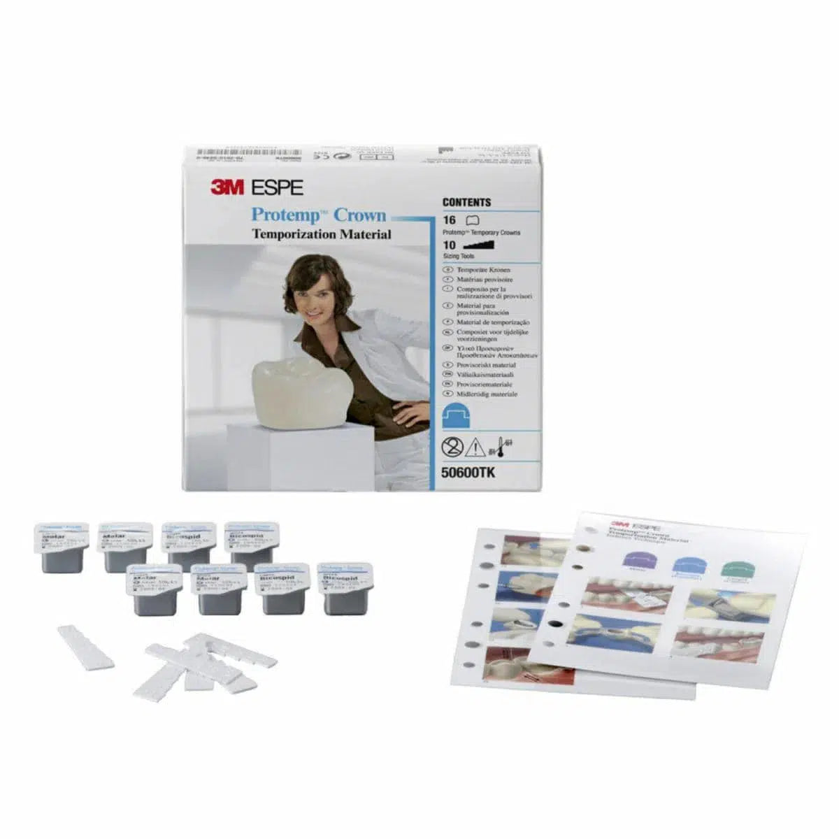3M™ ESPE™ Protemp™ Crown Temporization - Voorgevormde Noodkronen – Sordent