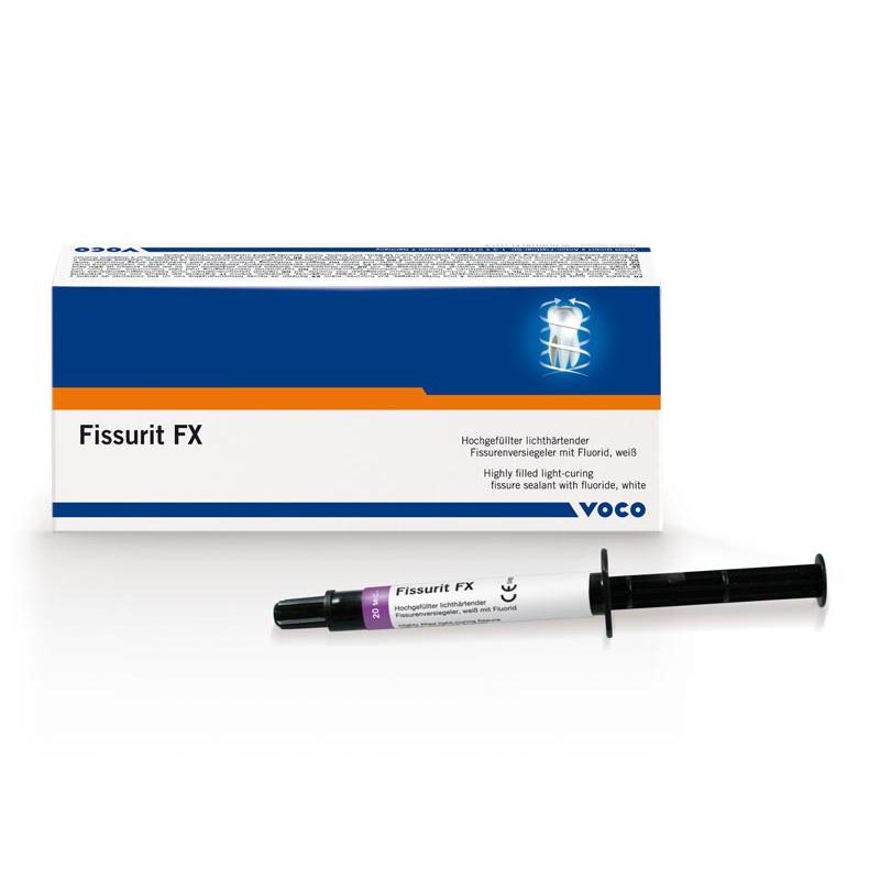 VOCO Fissurit® FX - Fissuur Sealant Fluoride - Wit (2 x 2,5 g) – Sordent