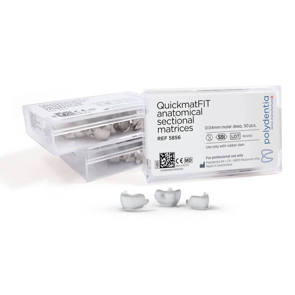 Polydentia QuickmatFIT Anatomical Sectional Matrix 0,04mm (50 st ...