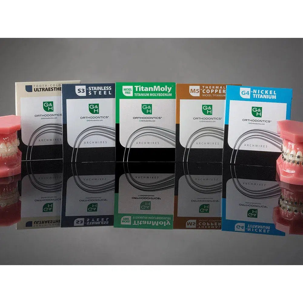 G&H M5 Thermal Copper Niti .016"x.025" Lower - Boogdraad Orthodontie ...
